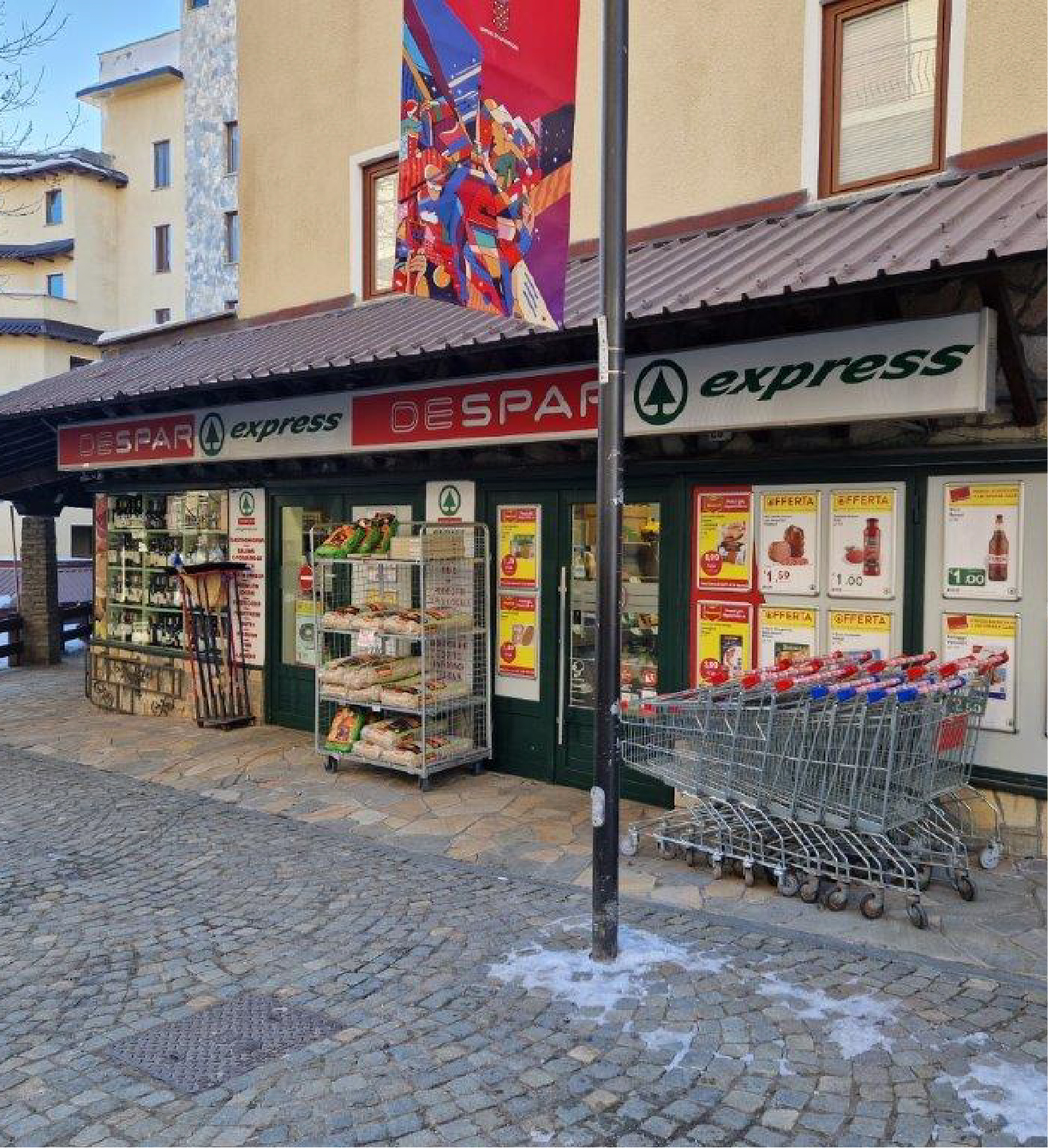 DESPAR Express store in Bardonecchia, Italy